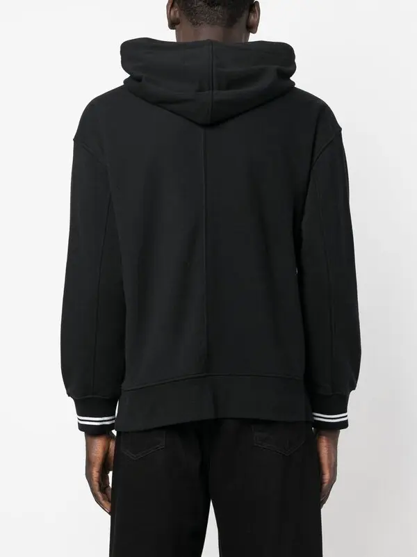 Neil Barrett X James Harden Logo-print Hoodie - Black