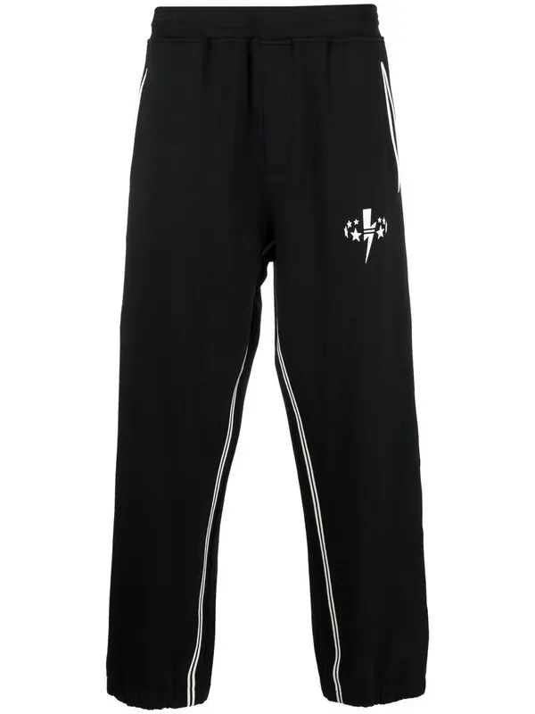 Neil Barrett X James Harden Logo-print Sweatpants - Black