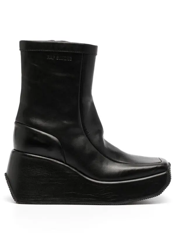 Raf Simons Square-toe Wedge Boots