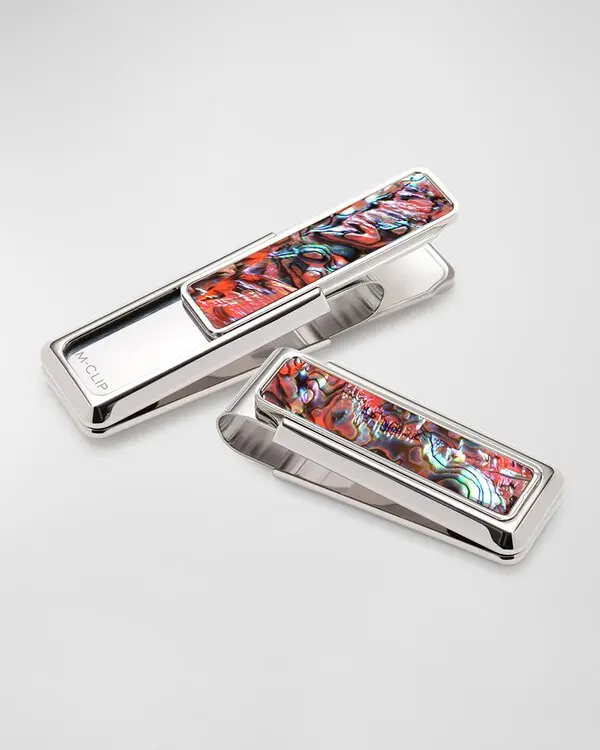 M CLIP Apos;s Mother-of-pearl & Abalone Money Clip