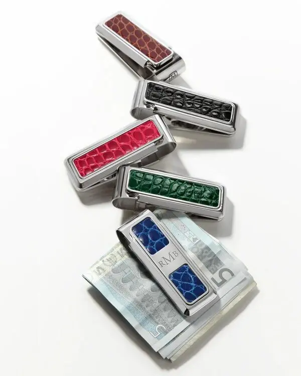 M CLIP Monterey Alligator Money Clip