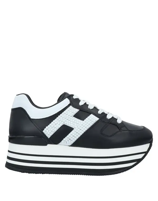 Hogan Leather Low-top Sneakers - Black