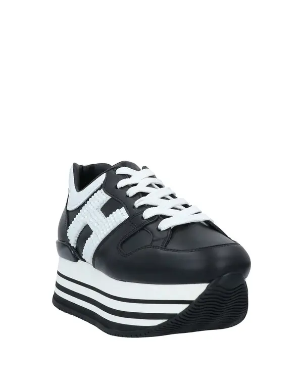Hogan Leather Low-top Sneakers - Black