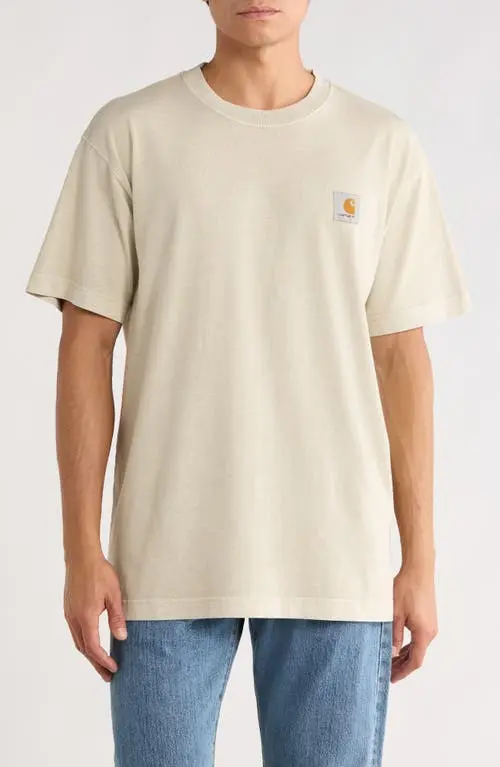 Carhartt Work In Progress Vista Loose Fit Logo T-shirt - White Garment Dyed