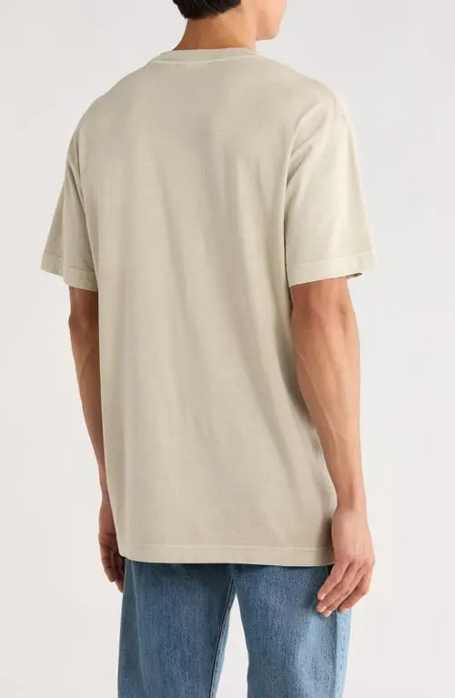 Carhartt Work In Progress Vista Loose Fit Logo T-shirt - White Garment Dyed
