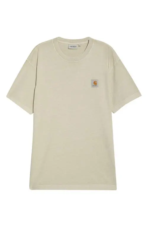 Carhartt Work In Progress Vista Loose Fit Logo T-shirt - White Garment Dyed