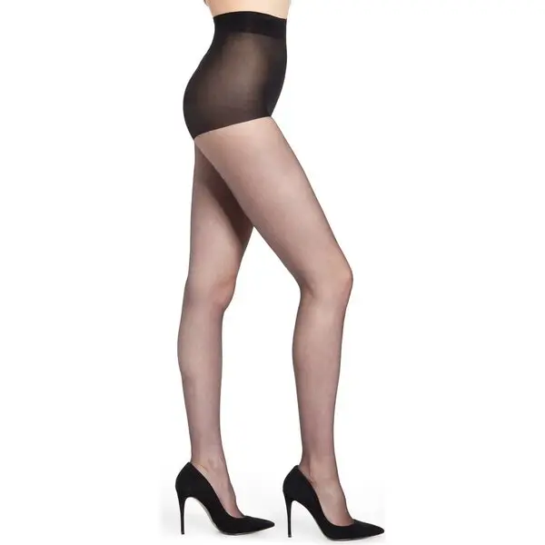 Natori Ultra Bare Control Top Pantyhose - Black