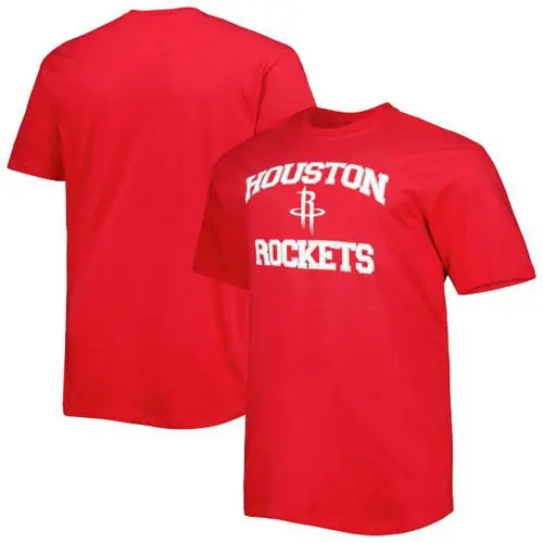 Profile Houston Rockets Big & Tall Heart & Soul T-shirt - Red