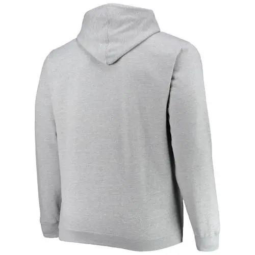 Profile Heathered Gray Brooklyn Nets Big & Tall Heart & Soul Pullover Hoodie