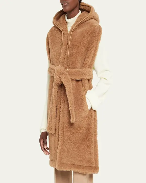 Max Mara Corea Teddy Wool-blend Long Stole