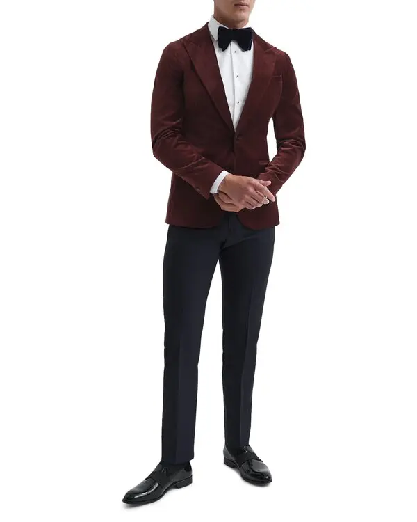 REISS Apsara Velvet Slim Fit Suit Jacket