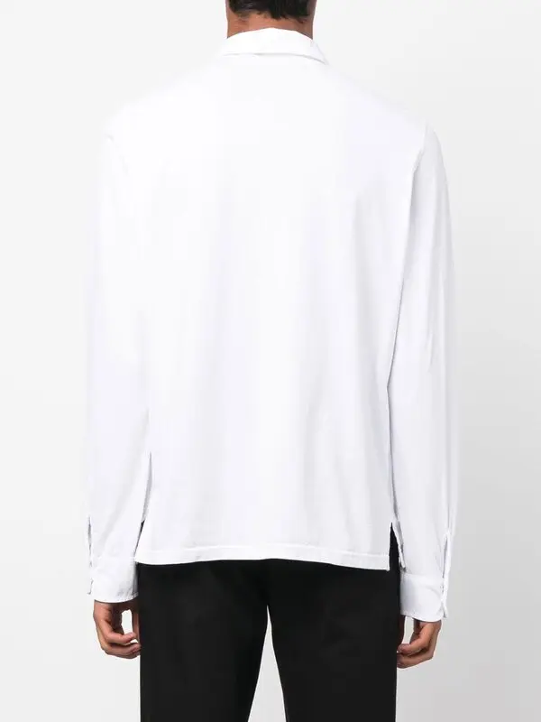 Aspesi Long-sleeved Button-front Polo Shirt