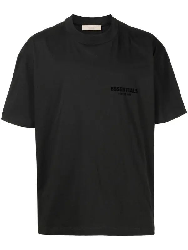 Fear Of God Logo-print Short-sleeve T-shirt - Black