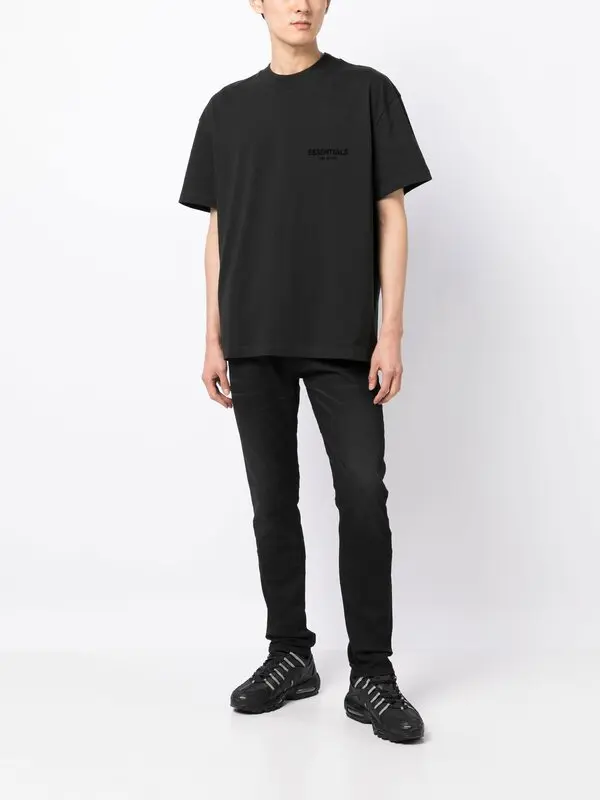 Fear Of God Logo-print Short-sleeve T-shirt - Black