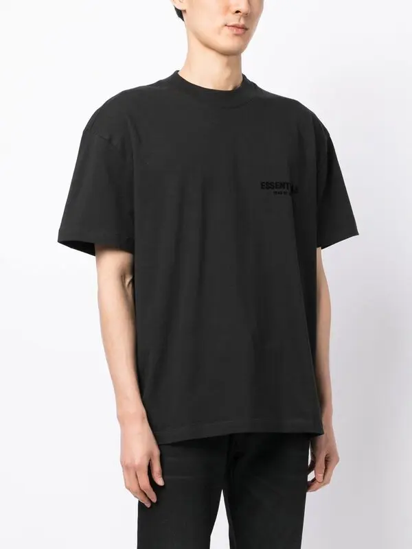 Fear Of God Logo-print Short-sleeve T-shirt - Black