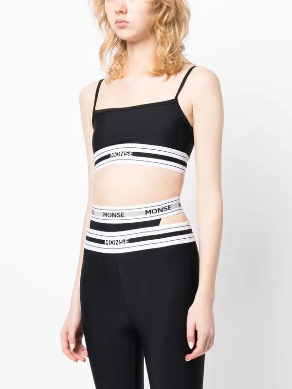 Monse Logo-waist Sports Bra