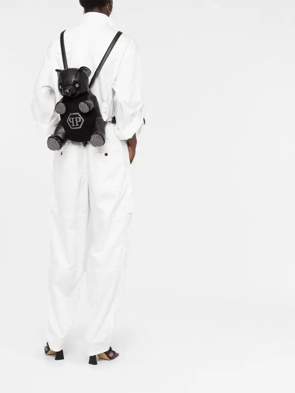 Philipp Plein Teddy Leather Backpack