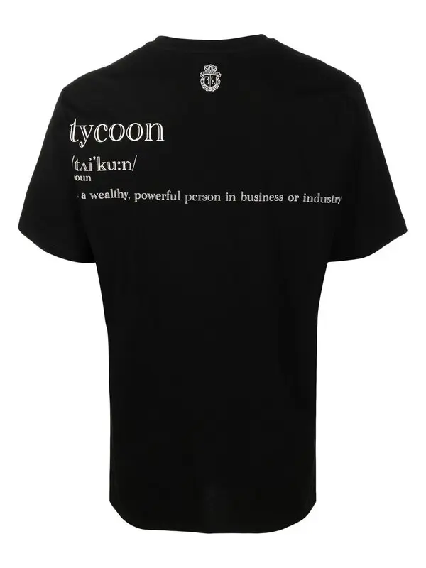 BILLIONAIRE Graphic-print Cotton T-shirt - Black