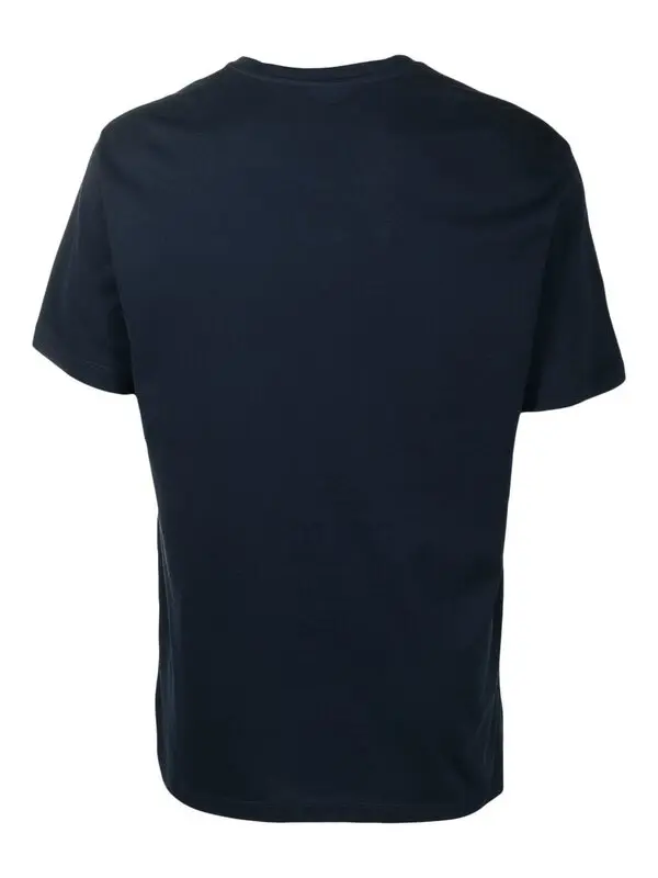 BILLIONAIRE Flocked-logo Short-sleeved T-shirt - Blue