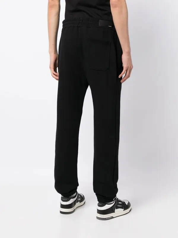 Amiri Logo-embroidered Cotton Track Pants