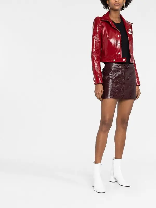COURREGES Patent Mini Skirt