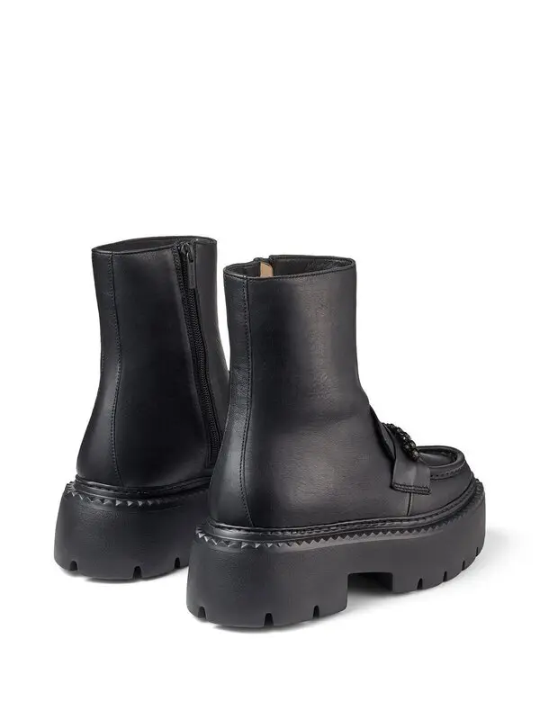 JIMMY CHOO Bryer Crystal-embellished Boots