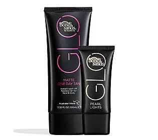 BONDI SANDS Glo Matte One Day Tan & Pearl Lights Set