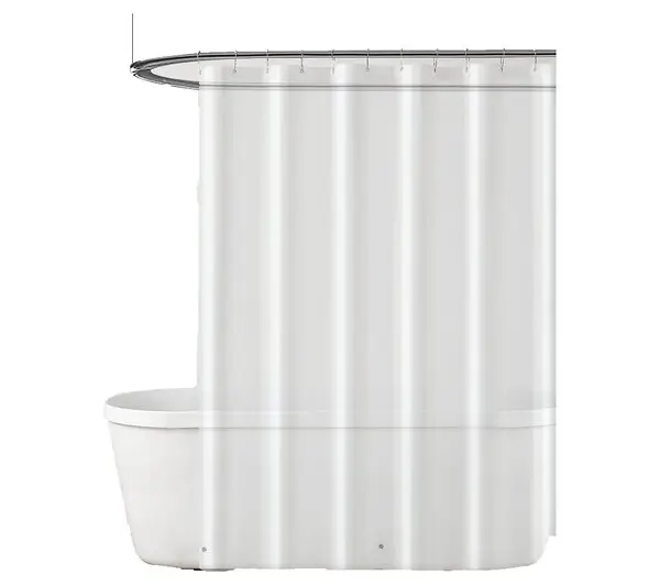 TRULY CALM Grommeted 70x72 Shower Liner