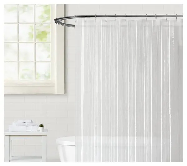 TRULY CALM Grommeted 70x72 Shower Liner