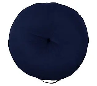 SORRA HOME 24' Circle Sunbrella Floor Pillow Wi Th Handle - One-color