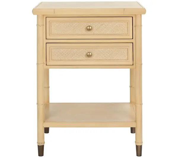 SAFAVIEH Ahab 2 Drawer 1 Shelf Accent Table - One-color