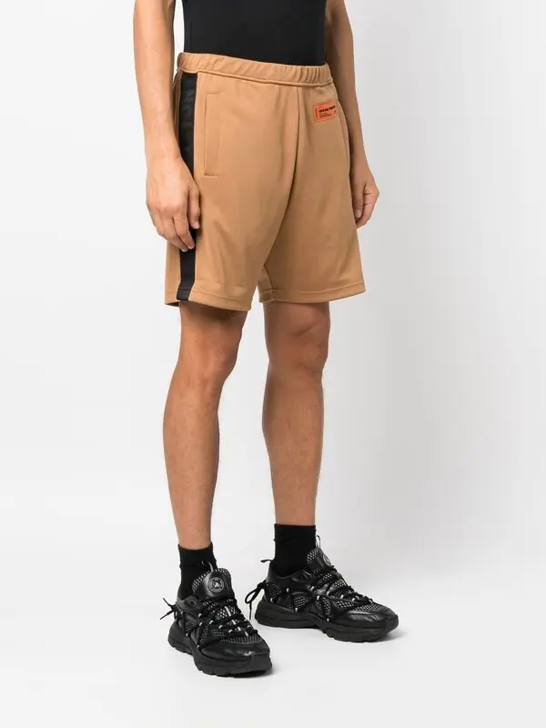 Heron Preston Logo-patch Deck Shorts - Black
