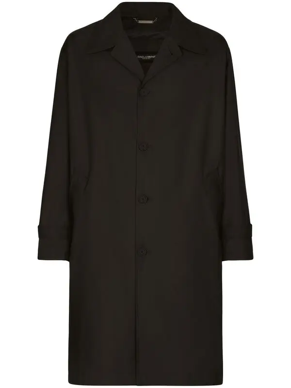 Dolce & Gabbana Logo-tag Trench Coat