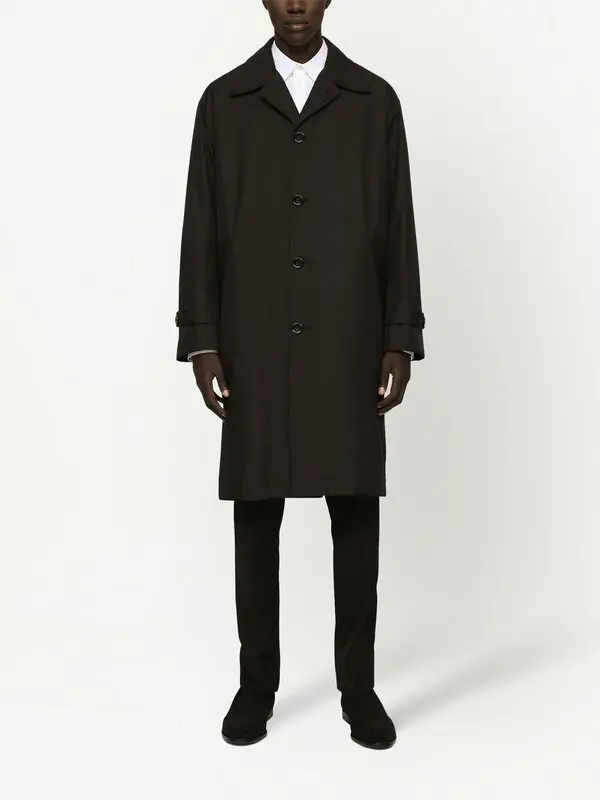 Dolce & Gabbana Logo-tag Trench Coat