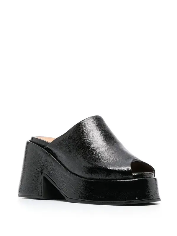 GANNI 95mm Leather Sandals