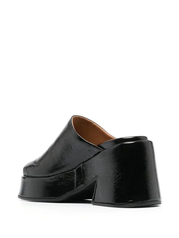 GANNI 95mm Leather Sandals
