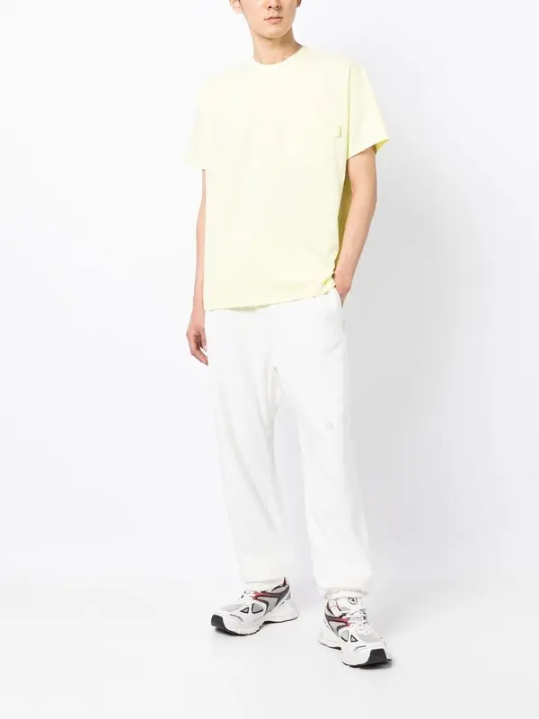 ADVISORY BOARD CRYSTALS Drawstring Track Pants - White