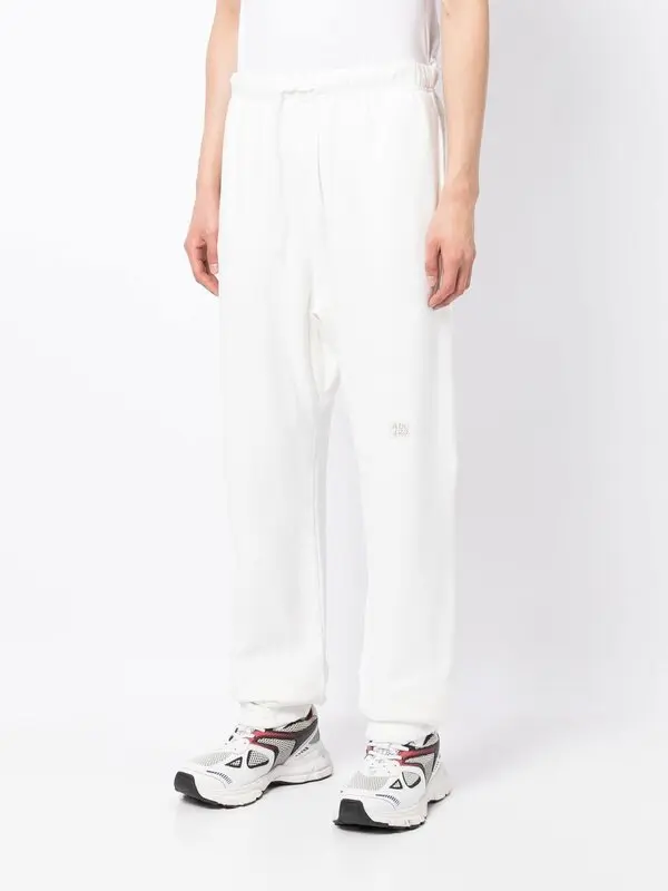 ADVISORY BOARD CRYSTALS Drawstring Track Pants - White
