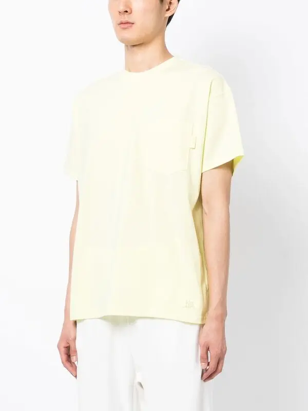ADVISORY BOARD CRYSTALS Patch-pocket Short-sleeve T-shirt - Yellow
