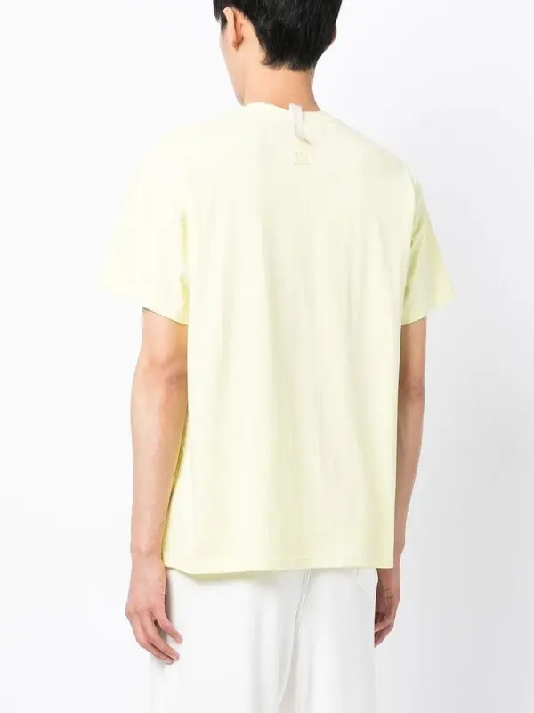 ADVISORY BOARD CRYSTALS Patch-pocket Short-sleeve T-shirt - Yellow