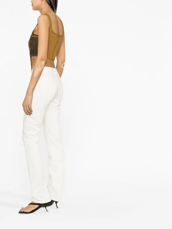 Attico High-rise Slim-leg Jeans