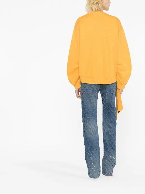 Attico Asymmetric-hem Sweatshirt
