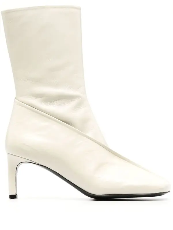 JIL SANDER Square-toe Ankle Boots