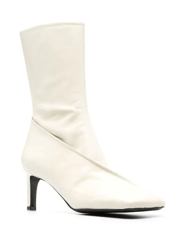 JIL SANDER Square-toe Ankle Boots