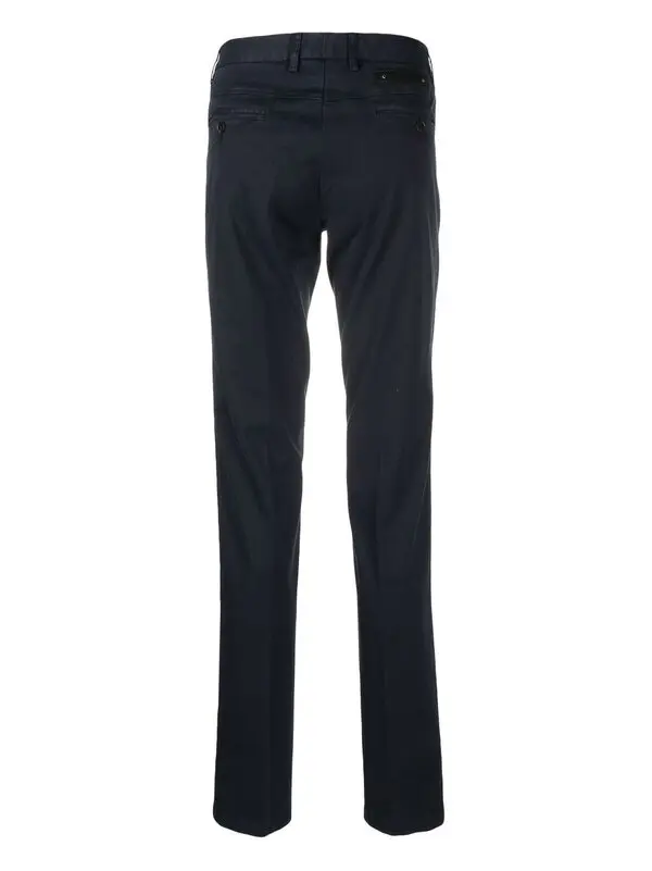 BILLIONAIRE Classic Straight Leg Trousers - Blue