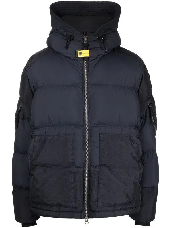 PARAJUMPERS Two-tone Hooded Padded Jacket