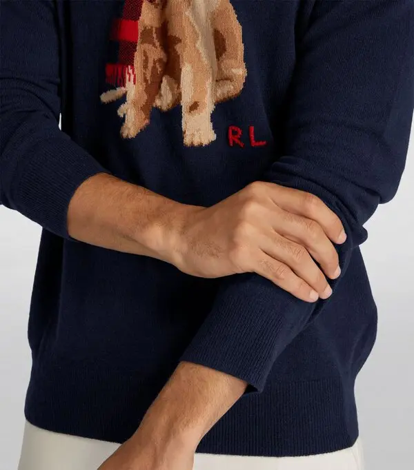 Ralph Lauren Cashmere Golden Retriever Sweater