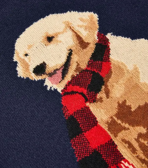 Ralph Lauren Cashmere Golden Retriever Sweater