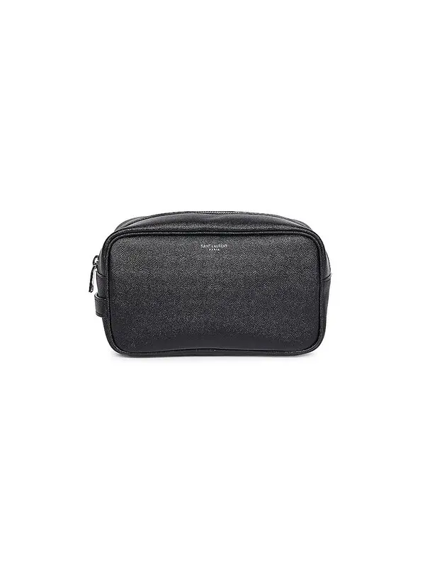 Saint Laurent Leather Cosmetic Case