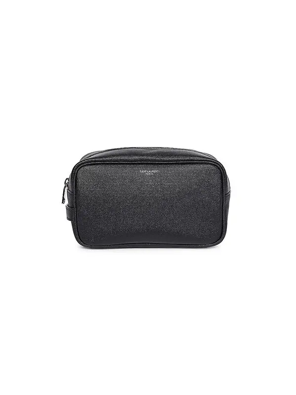 Saint Laurent Leather Cosmetic Case